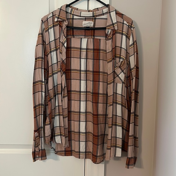 Universal Thread | Tops | Universal Thread Neutral Colored Flannel ...